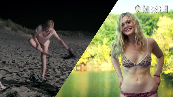 Nice Footage Of Hot Dakota Fanning Flashing Her Bum In Some Nude Scenes
